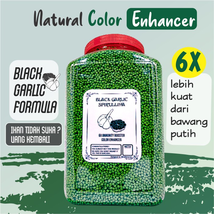 Jual Pelet Pakan Ikan Koi Pelet Spirullina Premium [Ekstrak Bawang ...