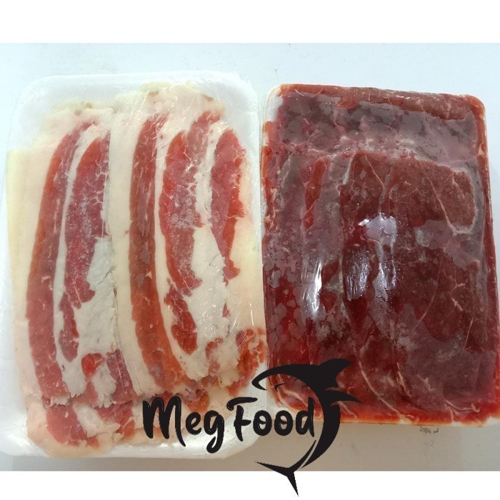 Jual Megfood - MIX SLICE BEEF (500 GRAM US SHORT PLATE DAN AUS KNUCKLE ...