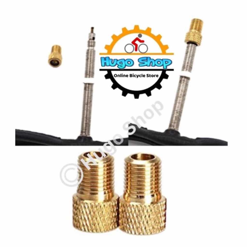 Jual Valve Adapter Converter Presta to Schrader Road Bike Bicycle Cycle ...