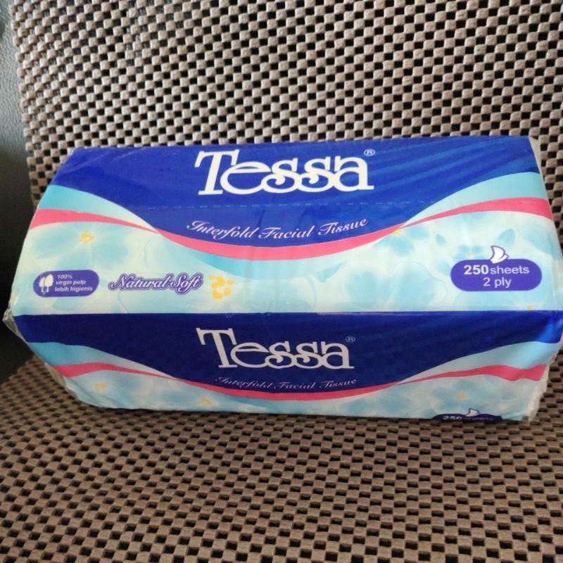 Jual TISSUE TESSA Tissue Wajah Halus 250 sheets 2 ply | Shopee Indonesia