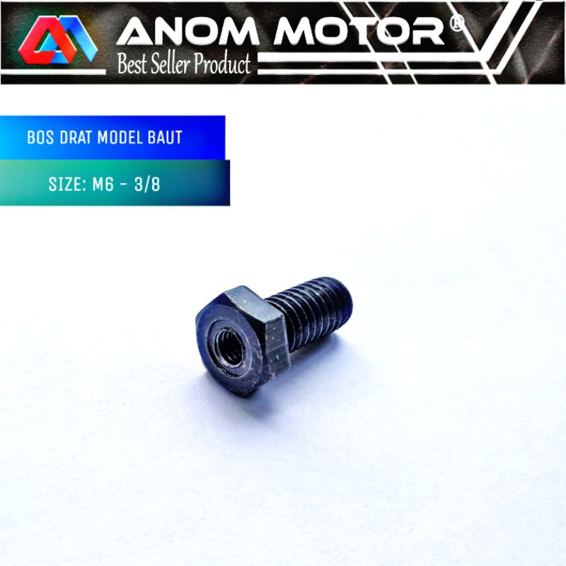 Jual Bos drat baut 10 (m6 - 3/8) model baut | Shopee Indonesia