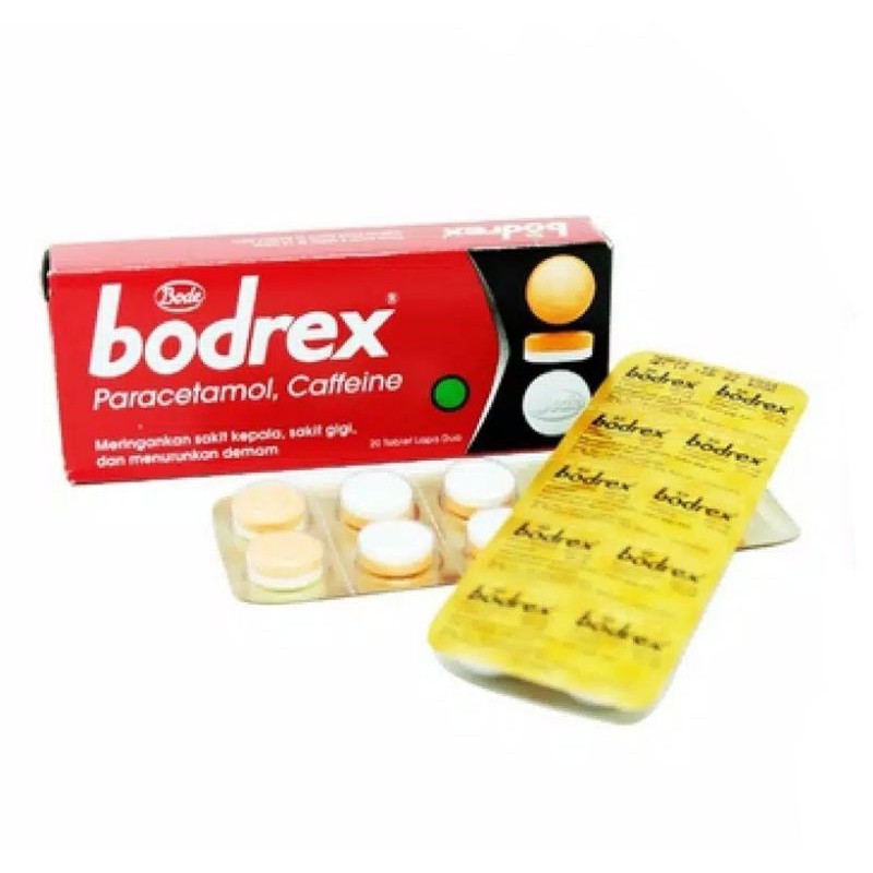 Jual Bodrex Tablet - Box 2 Blister @ 10 Tablet (20 Tablet) Obat Sakit ...