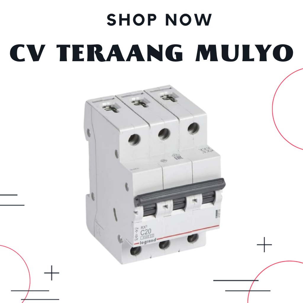 Jual MCB 3 Phase 20 ampere LEGRAND | Shopee Indonesia