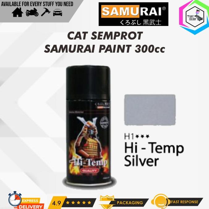 Jual Samurai Paint H1*** Hi Temp Silver Lembut Tahan Panas (Kenalpot ...