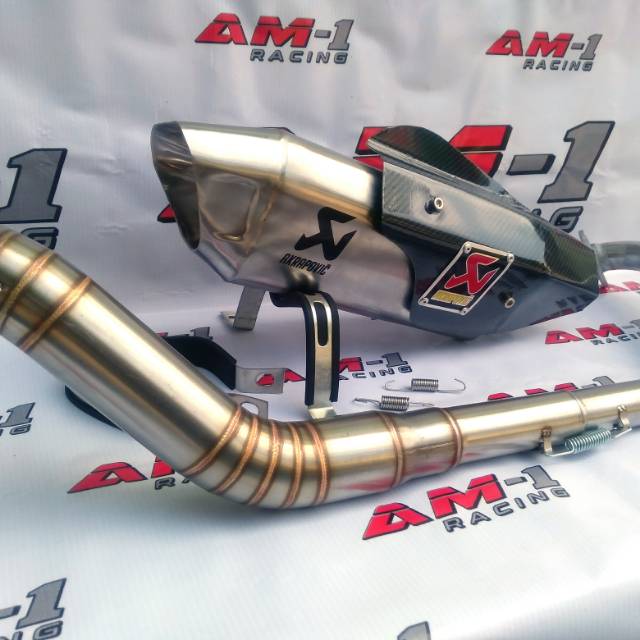 Jual Knalpot Racing Akrapovic Gp New Rossi R15 V2 V3 Vva Vixion Nva Nvl ...
