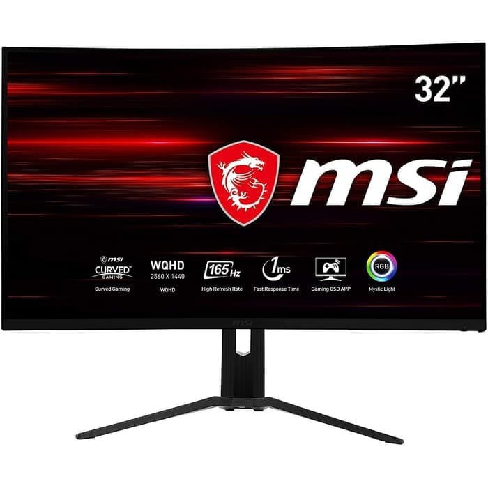Jual MONITOR MSI Optix CURVED GAMING MAG322CQR TYPE-C WQHD 32Inch 165Hz ...