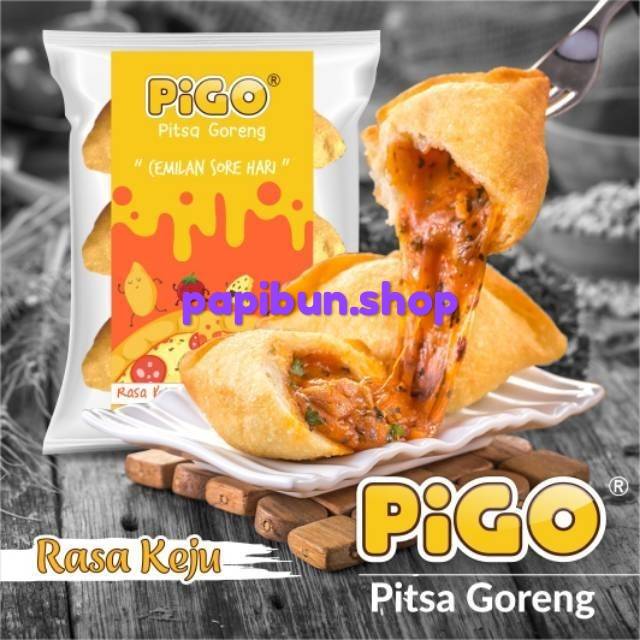 Jual PiGo Pitsa Goreng Keju isi 6 Pizza Goreng 300 gram | Shopee Indonesia