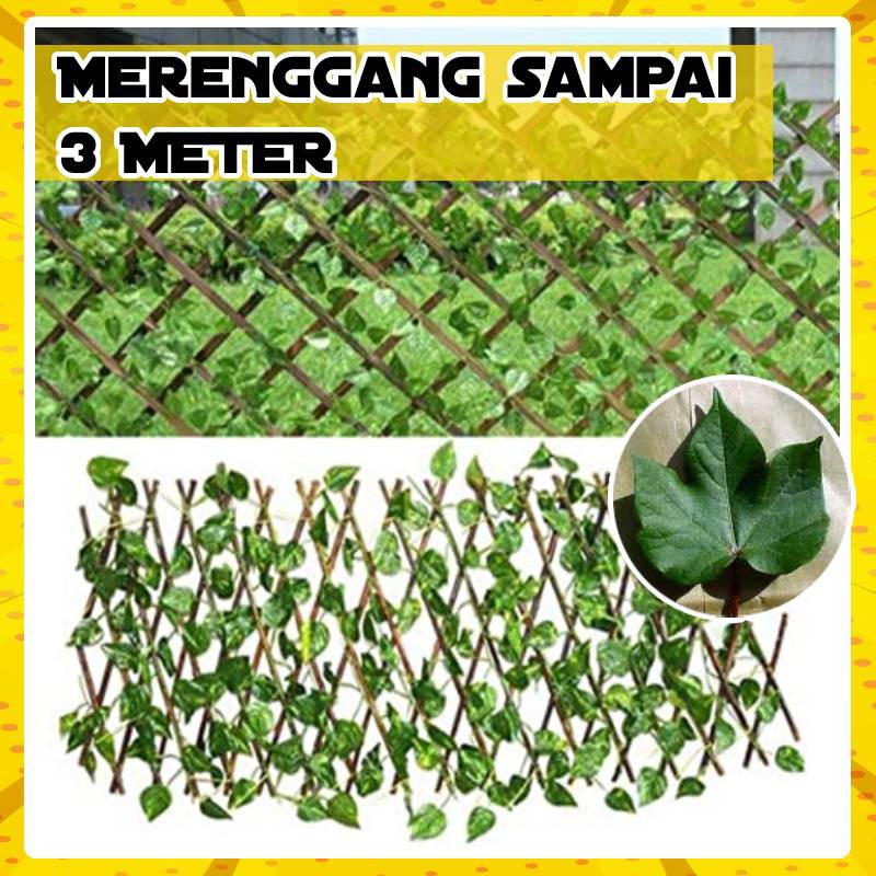 Jual Pagar Daun Plastik Rambat Bisa Memanjang dan Pendek | Ukuran 3 ...