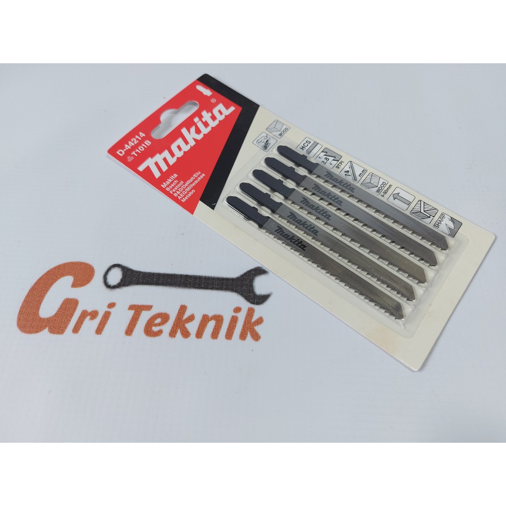 Jual PER 5 PCS!!! ASLI MAKITA MATA JIGSAW T101B - T111C - T118A - T ...
