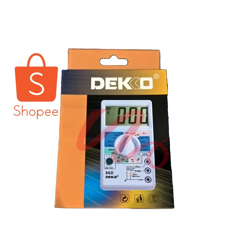 Jual Multimeter Digital DEKKO 86D | Avometer | Shopee Indonesia