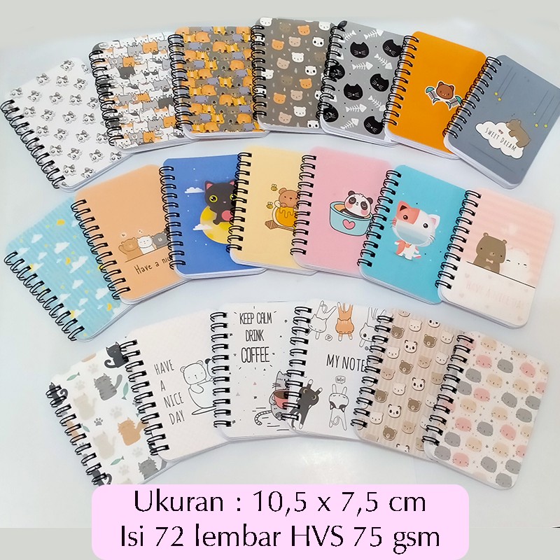 Jual Notebook Mini Buku Memo Catatan Kecil | Shopee Indonesia