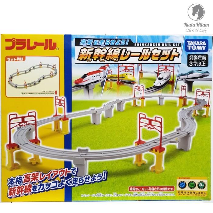 Jual Takara Tomy Plarail Overpass Way Shinkansen Rail Track Set ...