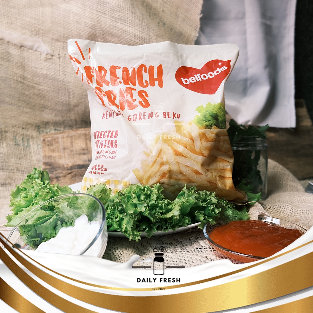 Jual BELFOODS FAVORITE FRENCH FRIES 500 GRAM KENTANG GORENG BEKU ...