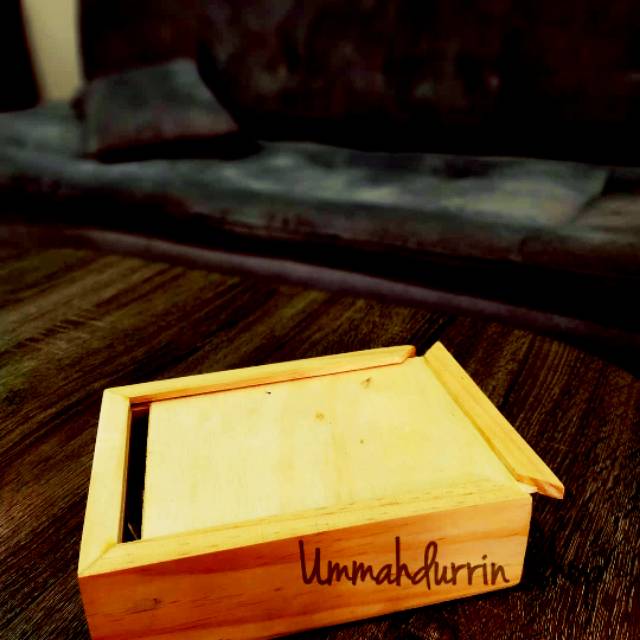 Jual KOTAK SLIDING KAYU KOTAK KAYU SERBAGUNA KOTAK KAIN BRACELET GIFT ...