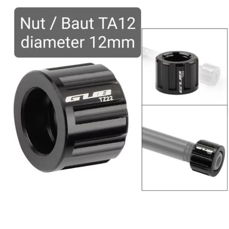 Jual Nut Baut TA12 Alloy Aluminum - Mur AS TA M12x1.5mm Thru Axle ...