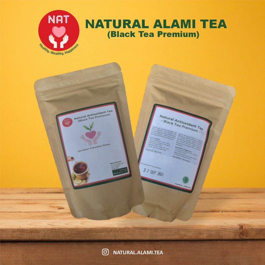 Jual NAT Premium Black Tea 40gr | Shopee Indonesia