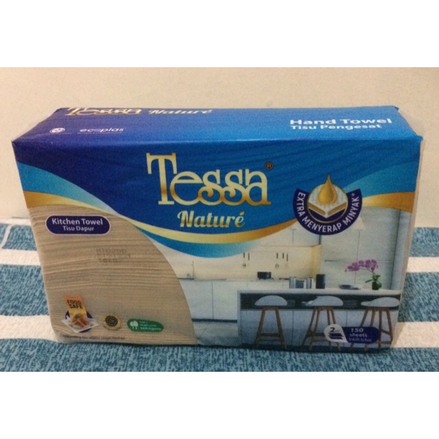 Jual Tisue Dapur Tessa Nature 2 ply 150 Sheet | Shopee Indonesia
