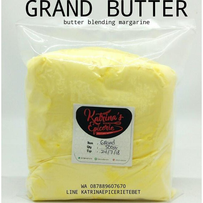 Jual PROMO ENAK Grand Butter (Butter Blending Margarine) Terlaris ...