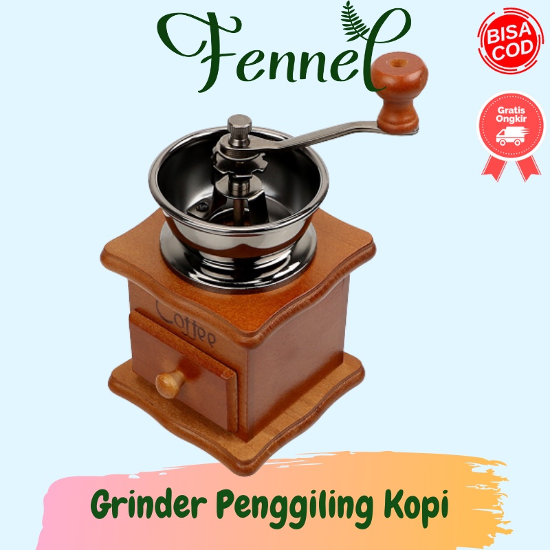 Jual Alat Grinder Penggiling Kopi Manual Coffee 16290 | Shopee Indonesia