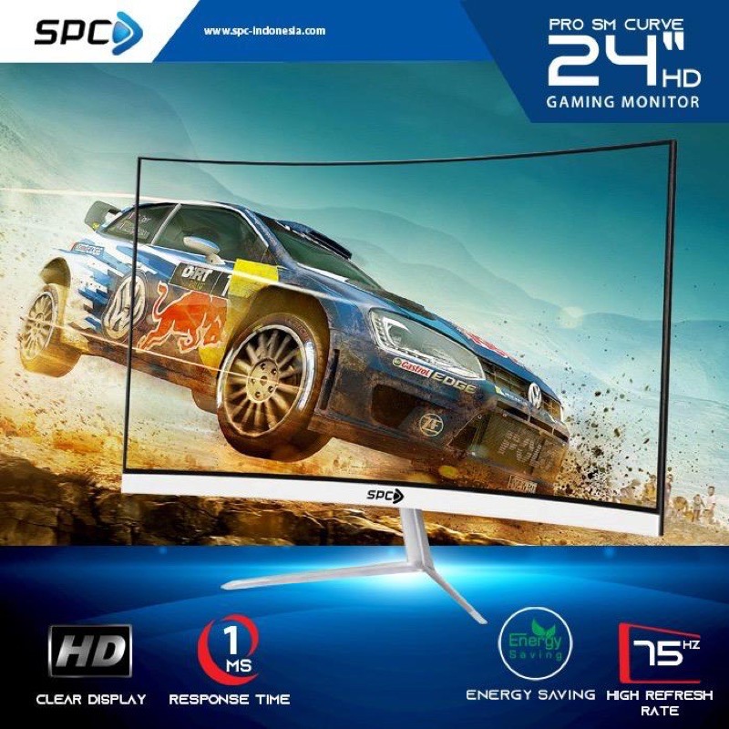 Jual LED Monitor SPC Pro SM24 inch Curve Full HD-SPC Curve SM24HD ...