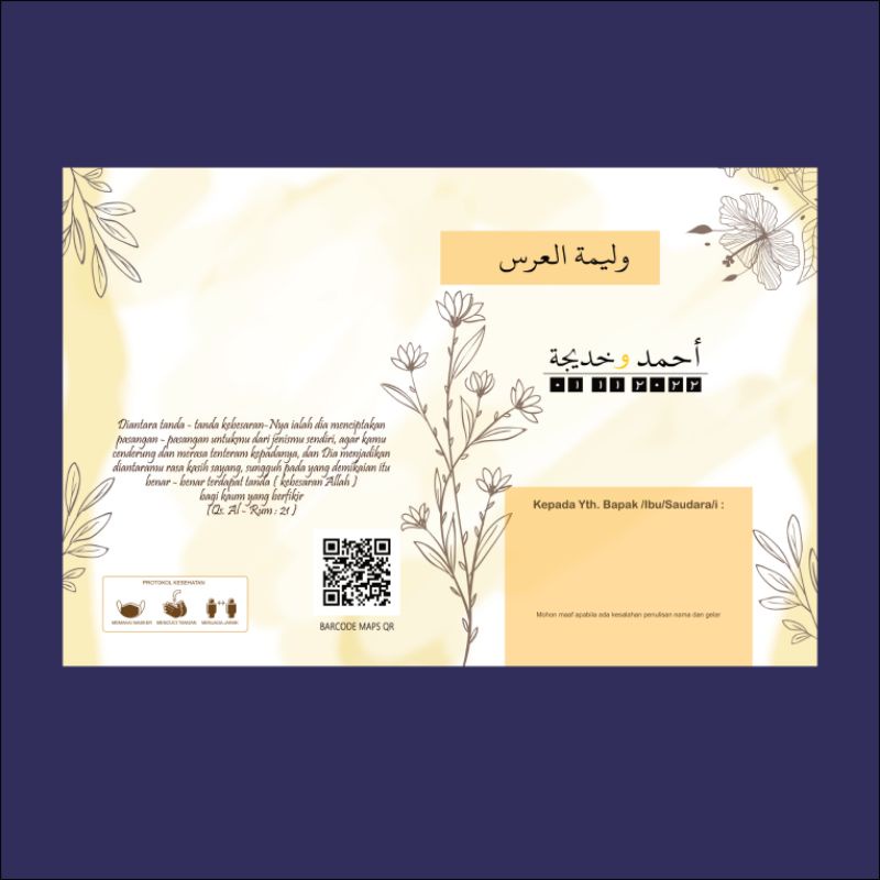 Jual Undangan Pernikahan Ala Kitab Kuning | Shopee Indonesia
