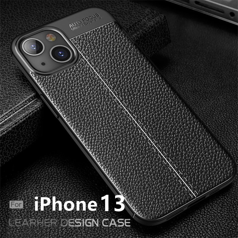 Jual Case Auto Focus Iphone 13 Leather Experience SoftCase Slim ...