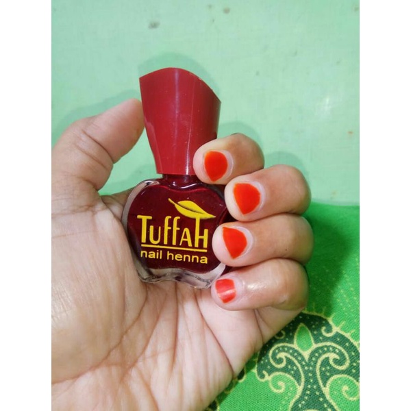 Jual TUFFAH NAIL HENNA MAROON READY STOK HENNA HALAL SAAH BUAT SHOLAT ...