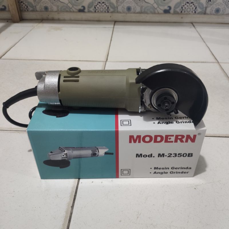 Jual (2KG) MESIN GERINDA MODERN M-2350B angle grinder modern mesin ...