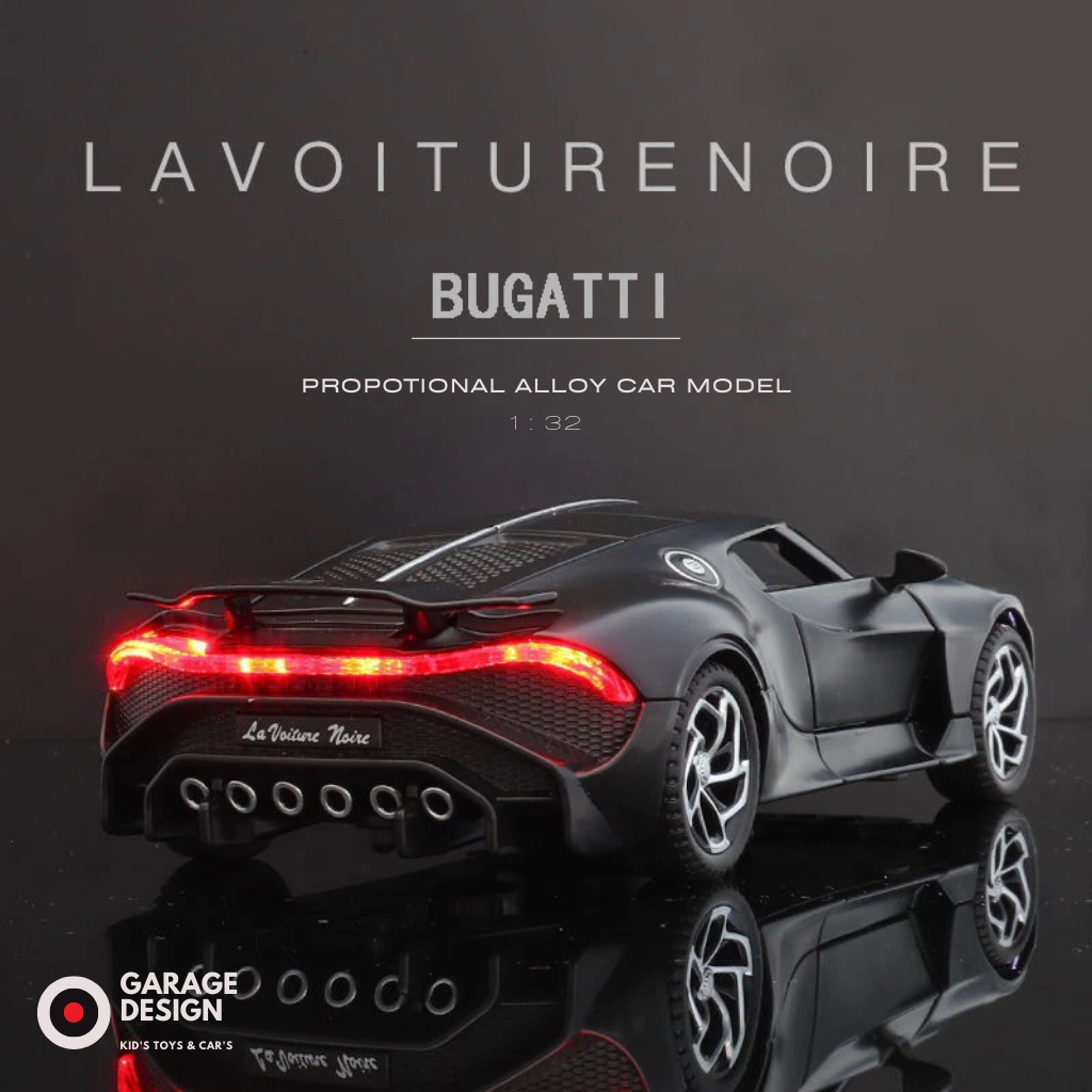 Jual Diecast Miniatur Mobil Bugatti La Voiture Noire Skala 1:32 - Alloy ...