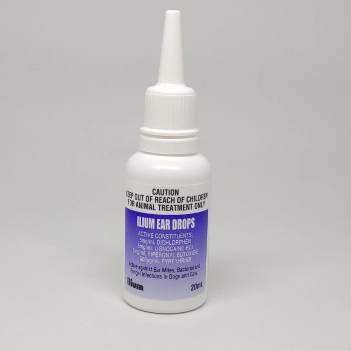 Jual Illium Ear Drops Obat Tetes Earmites Kucing dan Anjing 20 ML ...