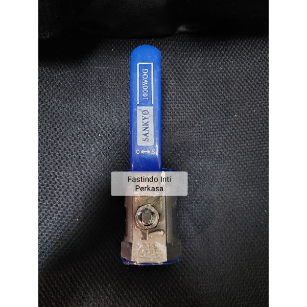 Jual Ball valve/Stop kran stainless 316 sankyo drat 2 inch | Shopee ...