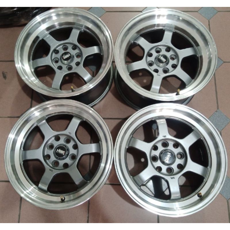 Jual Velg Variasi Pelek Mobil Second HSR Tokyo Ring 15x7/8 Baut 4x100 ...