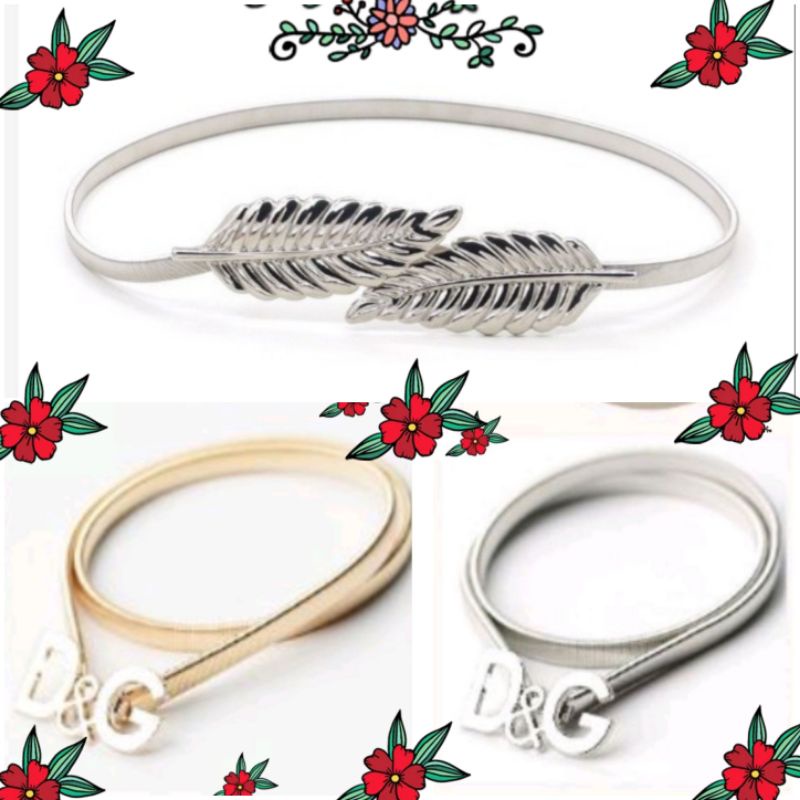 Jual Belt besi / ikat pinggang sabuk elastis besi wanita terkini ...