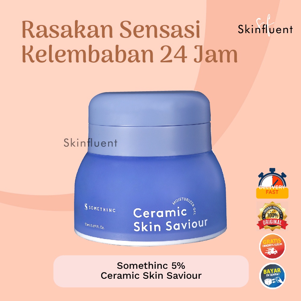Jual Somethinc Ceramic Skin Saviour Moisturizer Gel Cream 50 ml ...