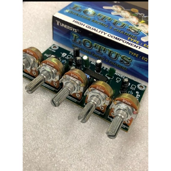 Jual equalizer 5 chanel mono 12 volt | Shopee Indonesia