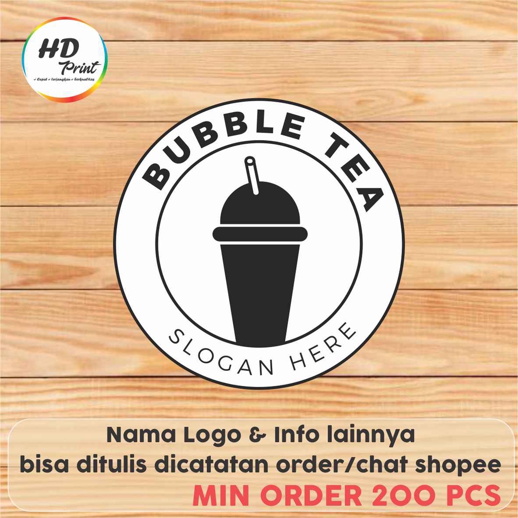 Jual CETAK STIKER VINYL TRANSPARAN - LABEL BOTOL - LABEL MINUMAN ...
