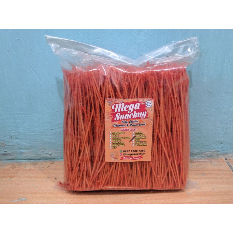 Jual Mie Lidi kiloan kemasan 500gr 13 Varian rasa FREE Bublewrap ...