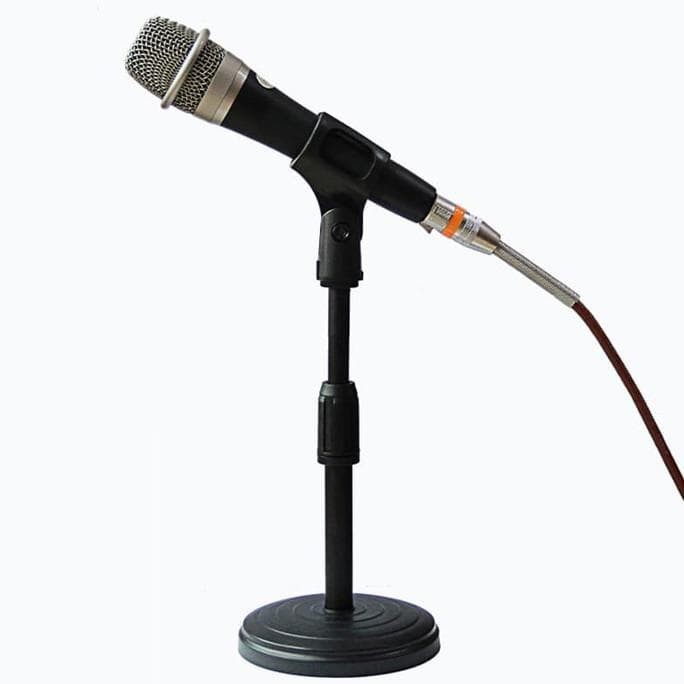 Jual Stand Holder Microphone Karaoke / Stand Mic Meja / Holder ...