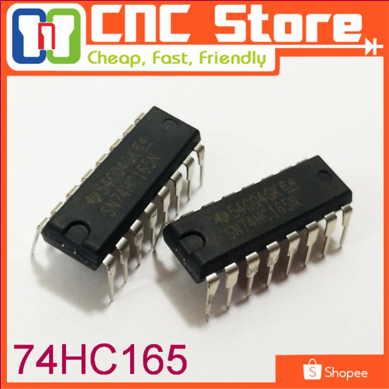 Jual [ICS-0020] 74HC165N 74HC165 DIP-16 PARALLEL IN SERIAL OUT SHIFT ...