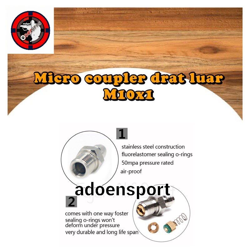 Jual Micro coupler drat luar-koler mini | Shopee Indonesia