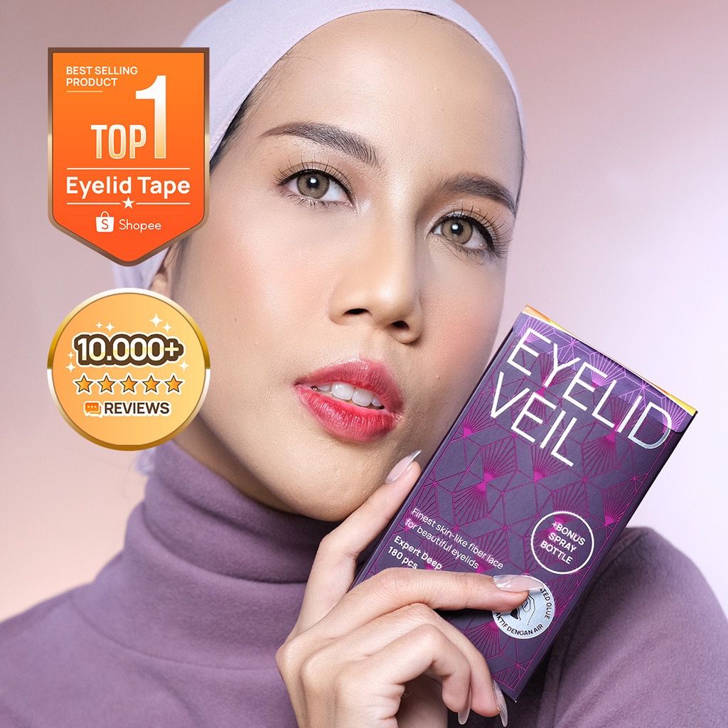 Jual Haquhara Eyelid Veil Hara x Nanath Nadia Scot Skot Mata Jaring ...