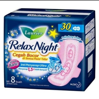 Jual LAURIER RELAX NIGHT WING 30 CM 8S / PEMBALUT WANITA / KEBUTUHAN ...