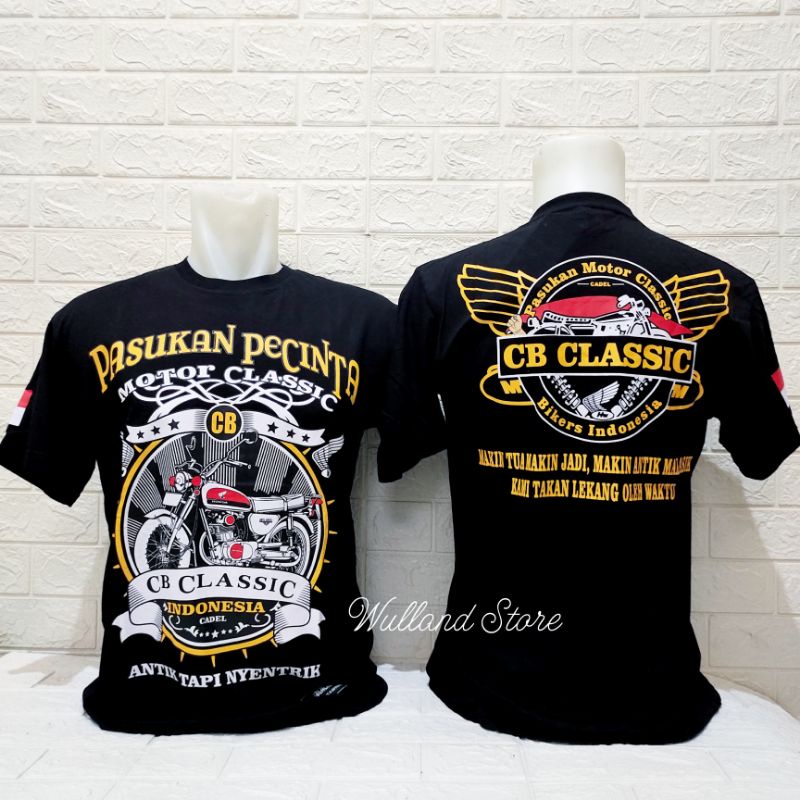 Jual KAOS PASUKAN PECINTA MOTOR CB CLASSIC / KAOS HONDA CB CLASSIC / KAOS MOTOR | Shopee Indonesia