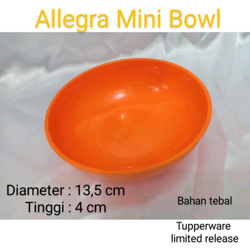 Jual Tupperware Allegra Radiance Mini Bowl | mangkok activity ...
