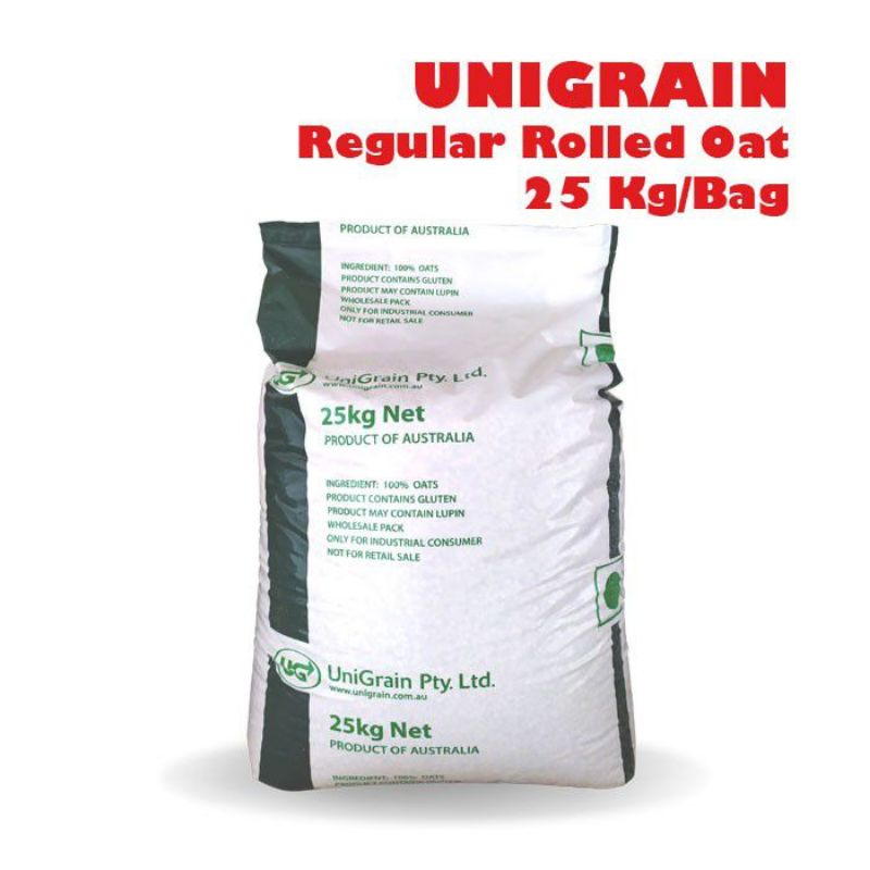 Jual UNIGRAIN Regular Rolled Oat 25Kg | Shopee Indonesia