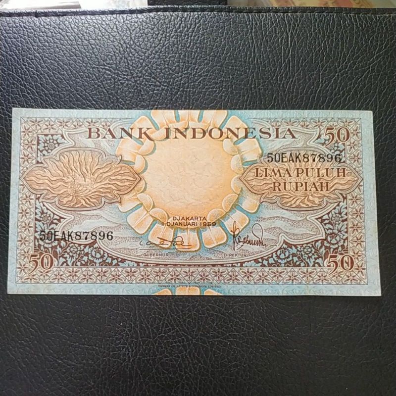 Jual uang kuno 50 rupiah seri bunga tahun 1959 | Shopee Indonesia