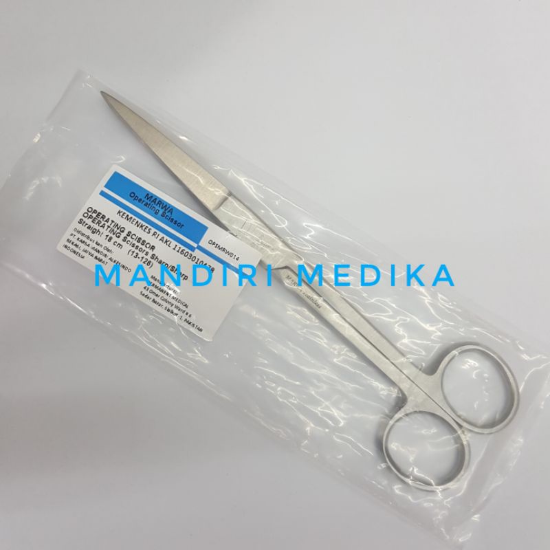 Jual Gunting Bedah Operasi 18cm Marwa | Shopee Indonesia