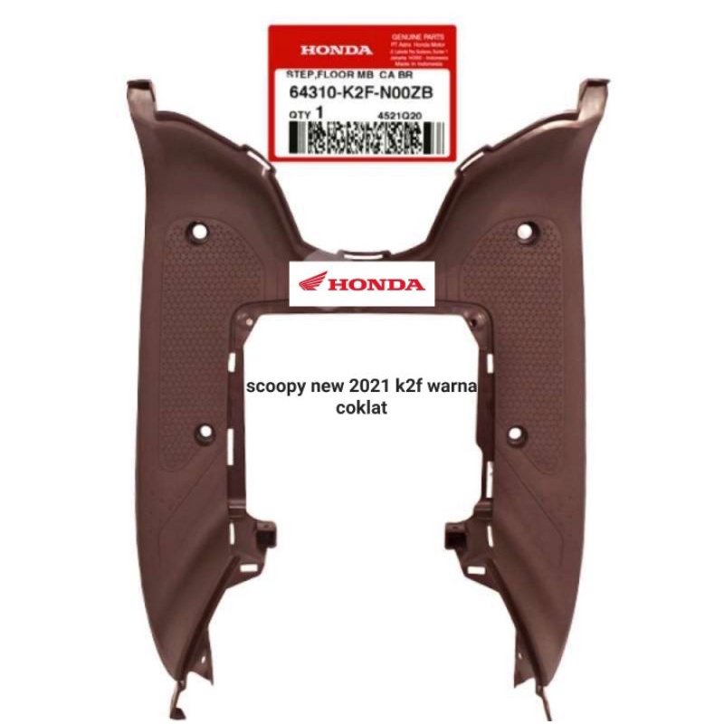 Jual 64310 K2F N00ZC Step floor bordes pijakan kaki scoopy new tahun 2021 K2F warna hitam ...