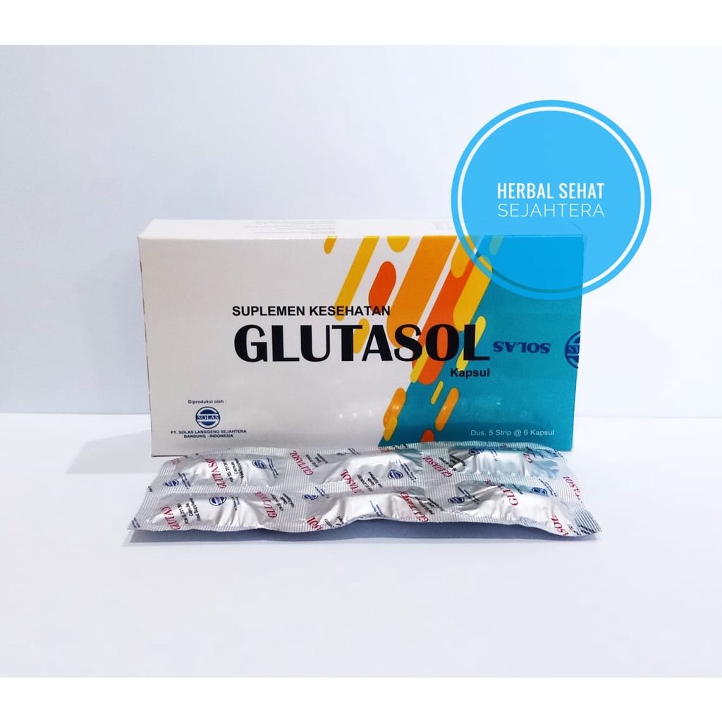 Jual GLUTASOL Glutasol glutasol kapsul - antioksidan - solas | Shopee ...