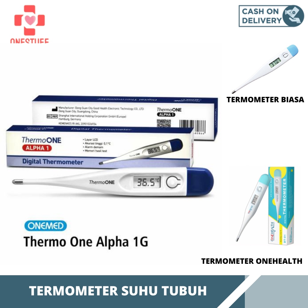 Jual Onemed Termometer Thermometer Alat Cek Suhu Tubuh Badan Bayi Anak ...